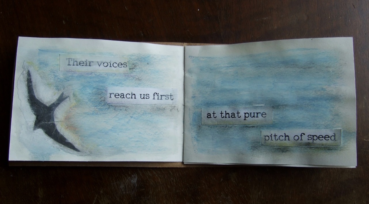 Swifts, a poem, a handmade book – JEAN ATKIN